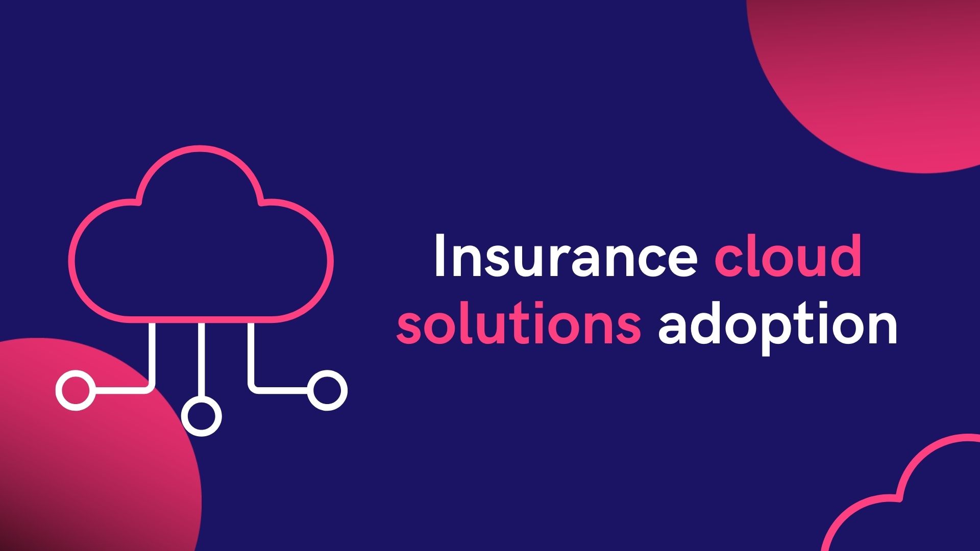 Insurance Cloud Solutions are imperative for the Insurance industry ...